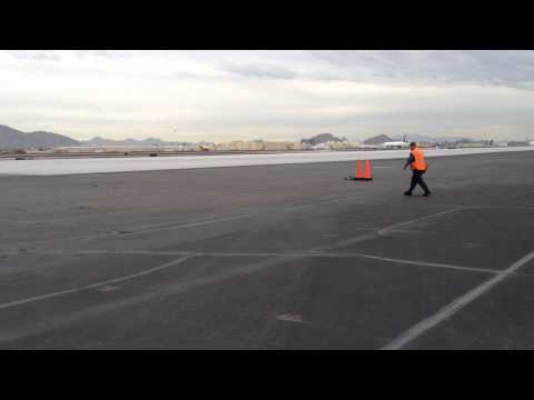 Patriots plane lands for Super Bowl XLIX