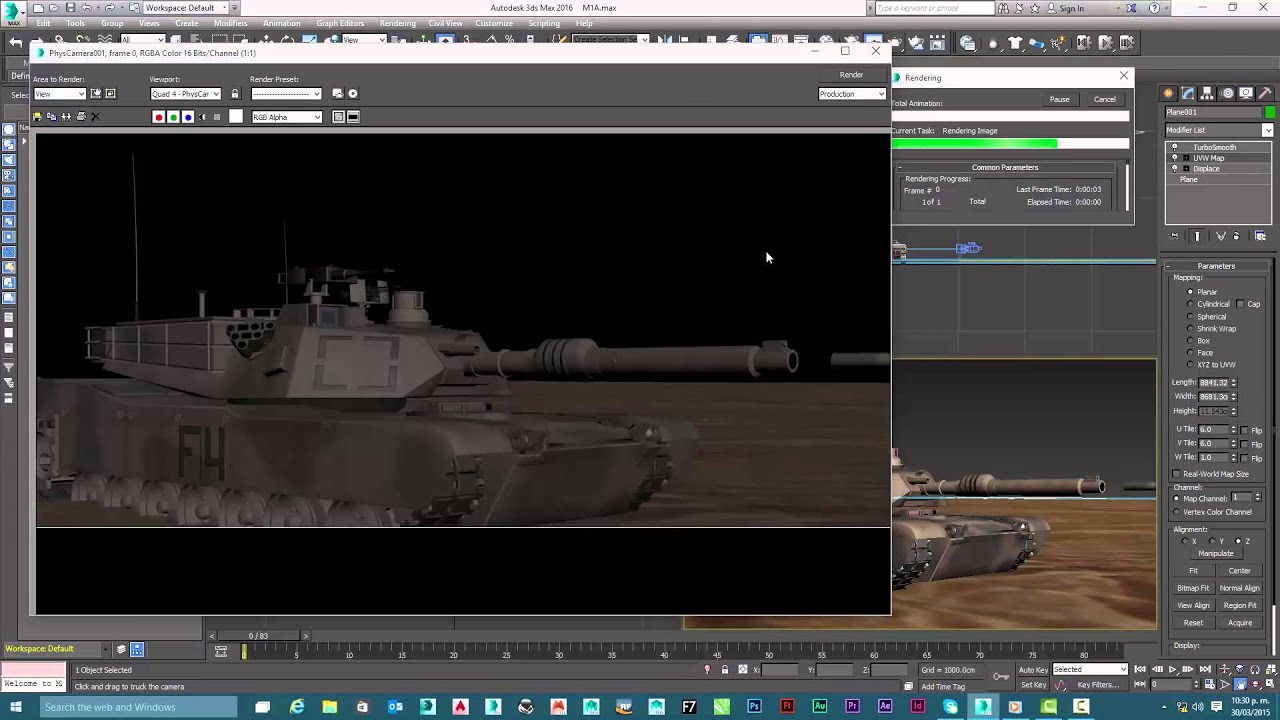 new physical camera in 3ds max 2016 - YouTube