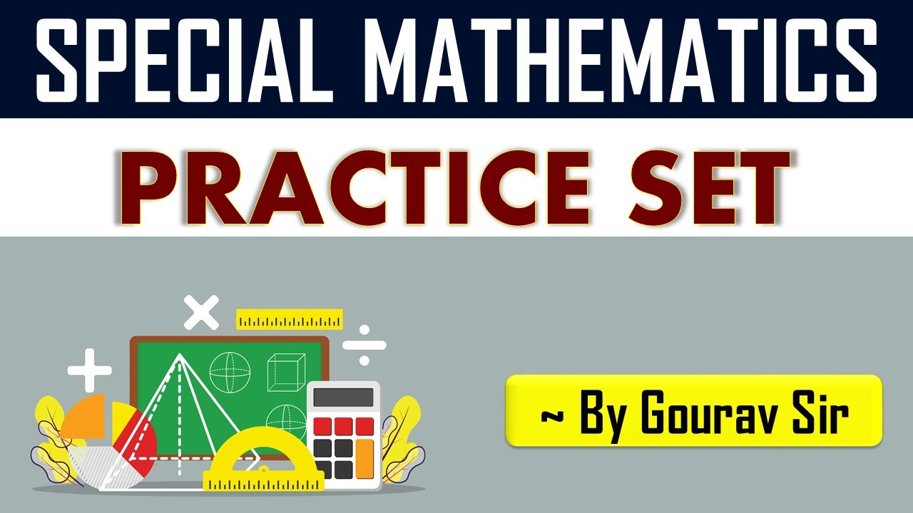 MATH SPECIAL PRACTICE SET || USEFUL FOR ALL COMPETITIVE EXAMS || RCA Education - YouTube