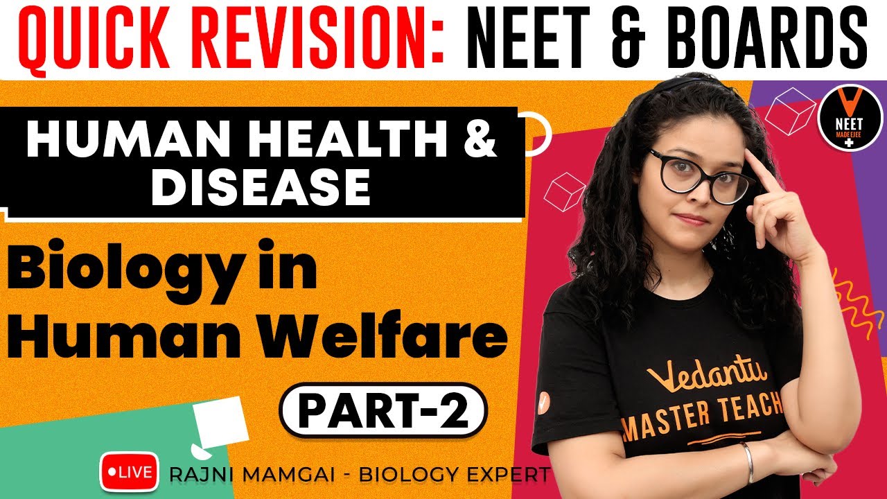 Human Health and Disease Class 12 | Biology in Human Welfare #2 ...