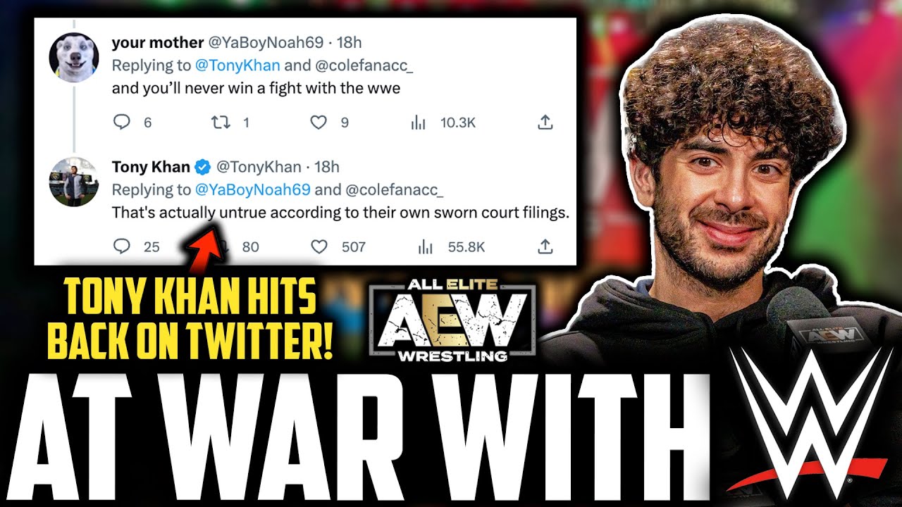 AEW Tony Khan AT WAR With WWE? | Luchasaurus AEW Mask LAWSUIT UPDATE ...