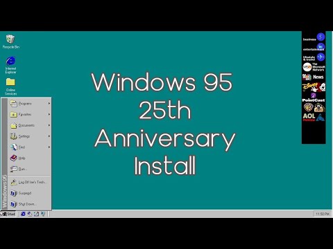 Windows 95 25th Anniversary Install! - YouTube