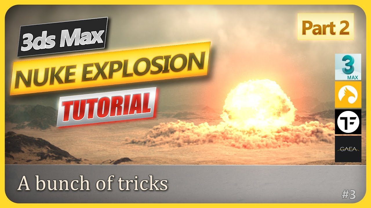 Nuke Explosion | TUTORIAL part2 #3dsmax - YouTube