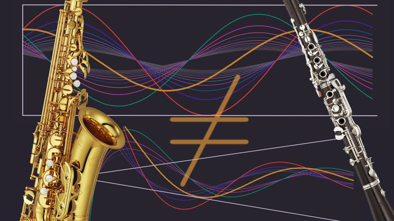 Difference between a Saxophone and a Clarinet #SoME2 - YouTube