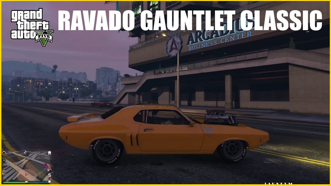 GTA ONLINE BRAVADO GAUNTLET CLASSIC MUSCLE CAR - YouTube