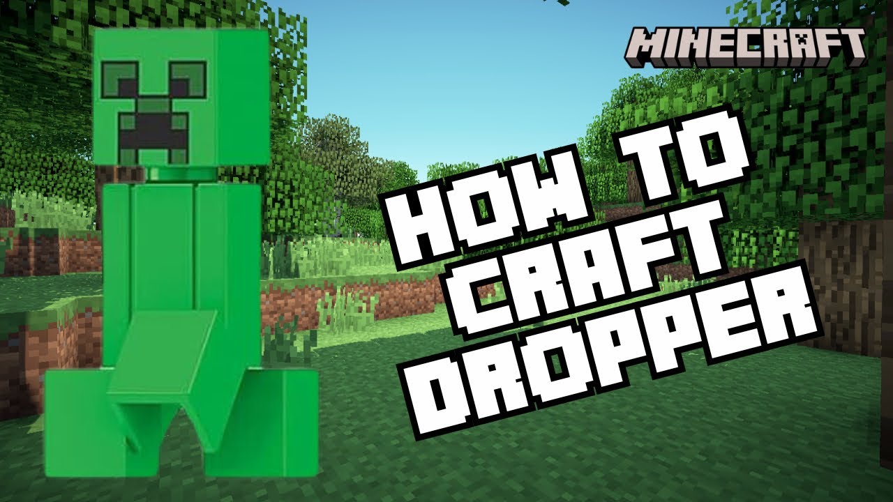 How to Craft Dropper in Minecraft 2024? - YouTube