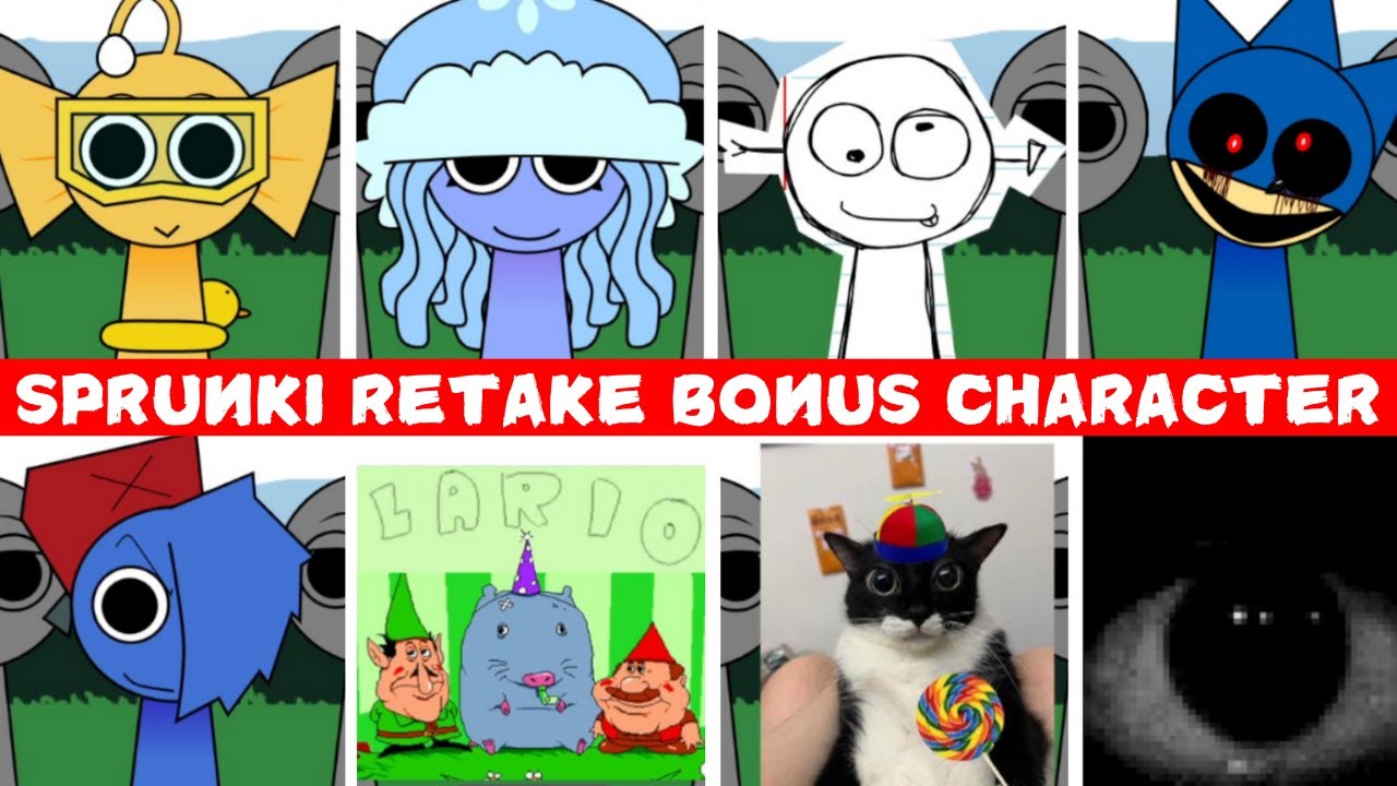 PHASE BONUS CHARACTER INCREDIBOX SPRUNKI RETAKE! - YouTube