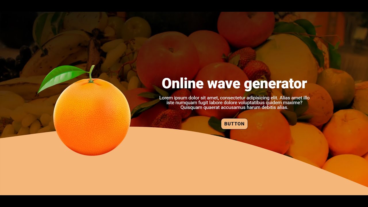 Online Wave Generator HTML CSS - YouTube