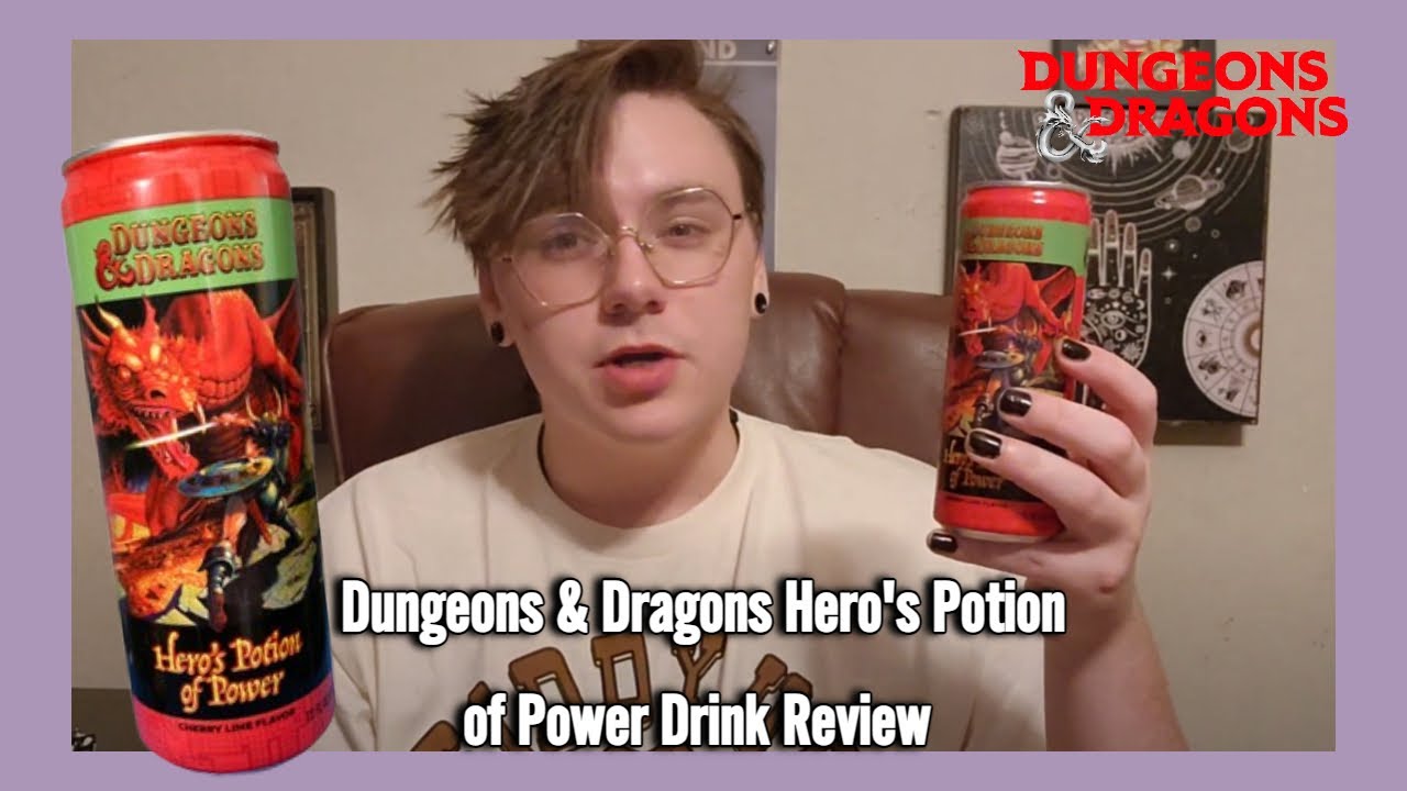 Dungeons & Dragons Hero's Potion of Power Drink Review (I feel stronger ...