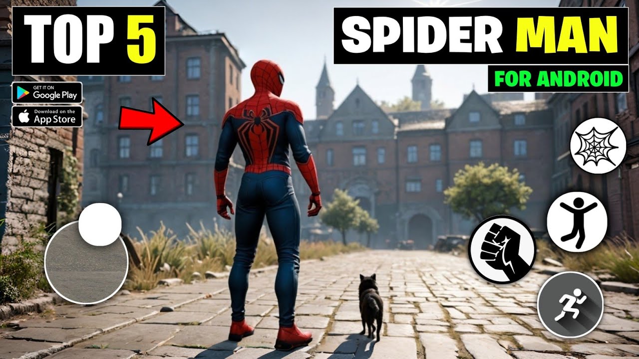 Top 5 Best Spider Man Games For Android | Best spiderman games for ...