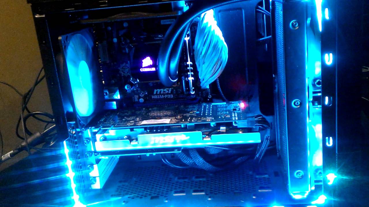 EBay RGB led strip converted to SATA powered. - YouTube