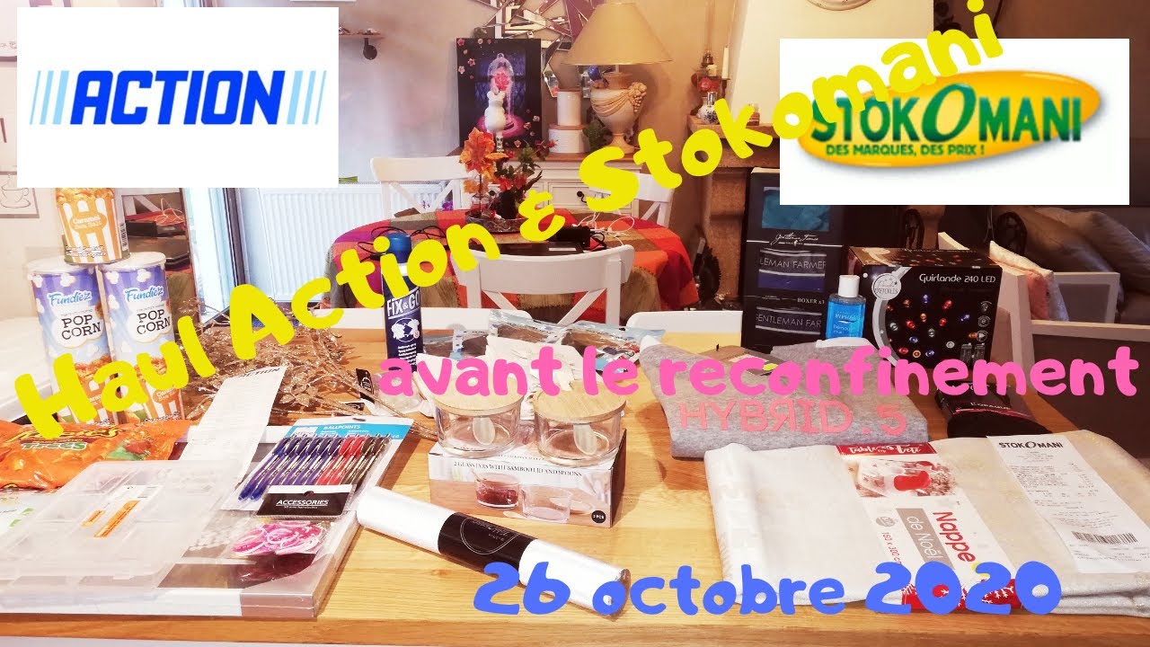 Haul Action & Stokomani Avant le reconfinement - YouTube