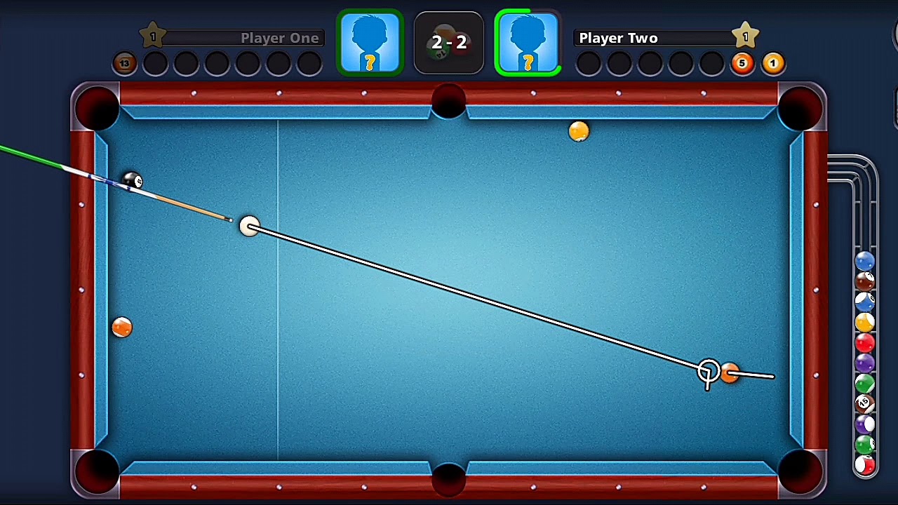 8 ball pool direction shoot ever - YouTube