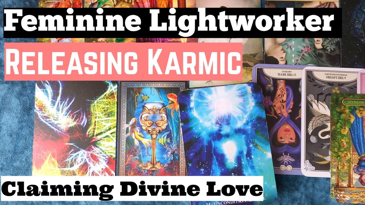 Divine Feminine Lightworker in karmic connection 💔 ️‍🩹 Let it go ...