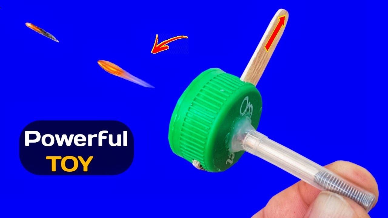 How to make Toy Gun | Bottle Cap Toy | How to make Gun - YouTube