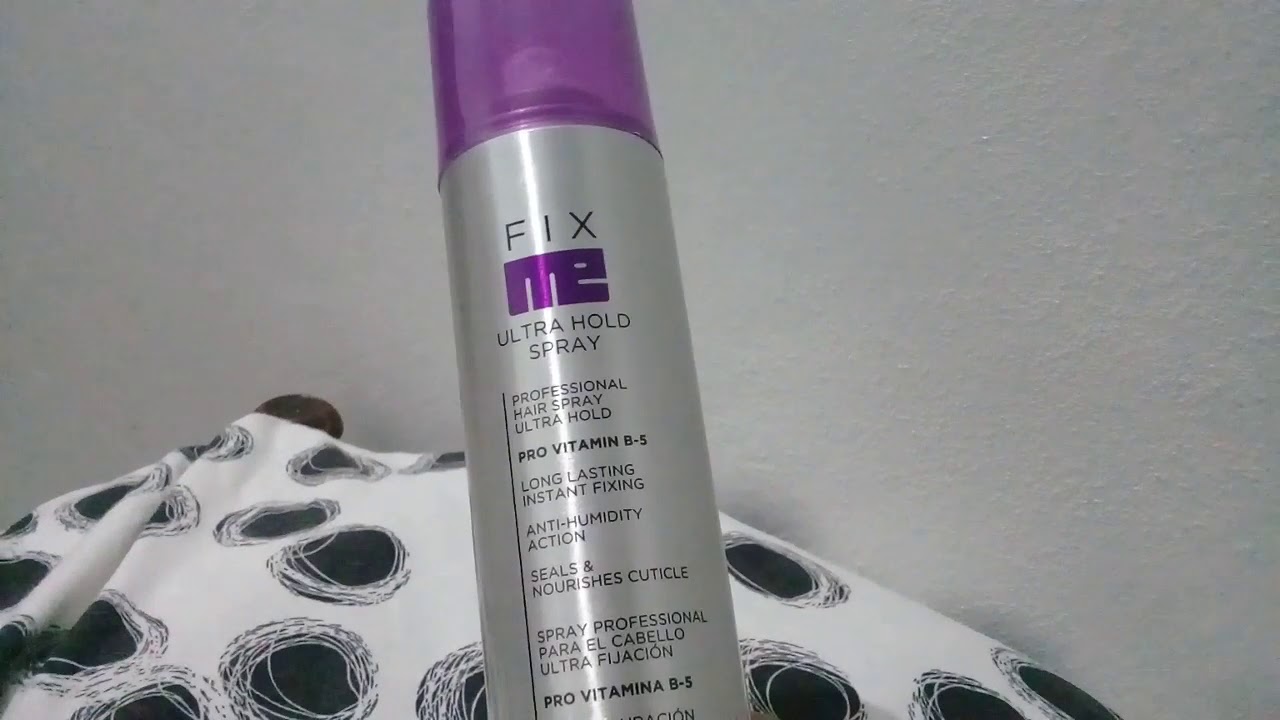 Spray "Kuul" "FIX ME", Hair spray extra fijacion - YouTube