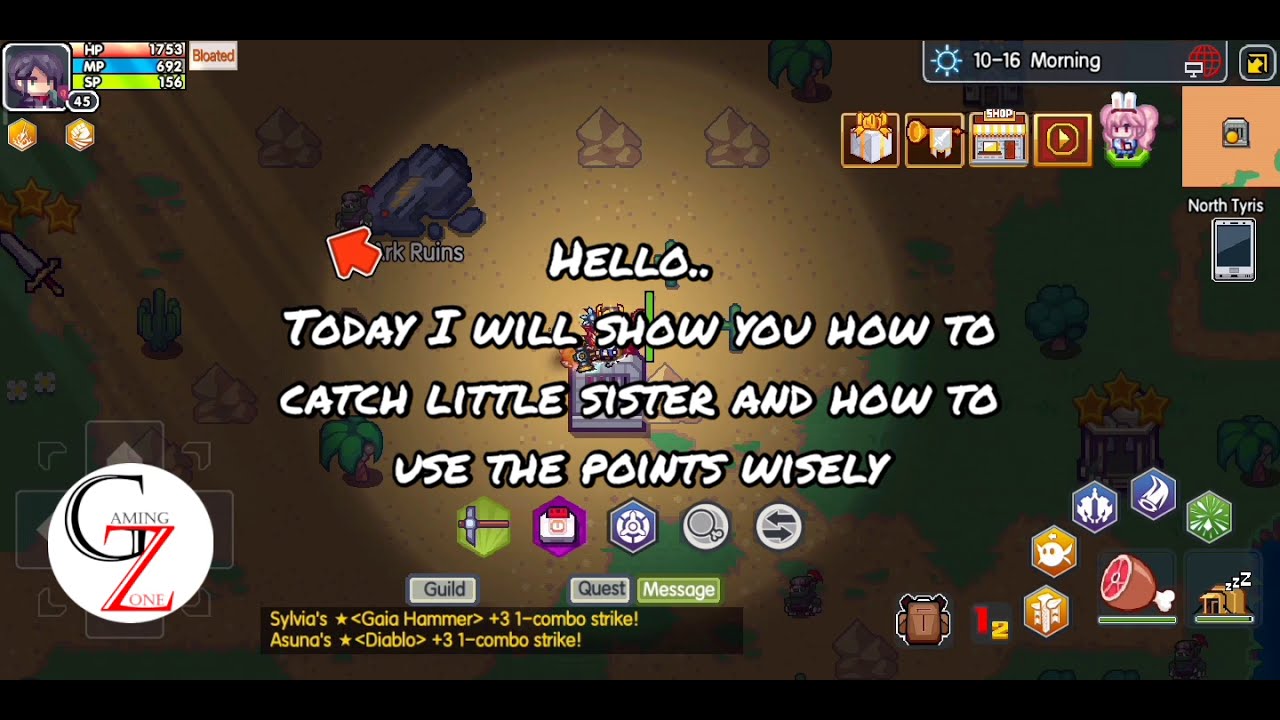Elona - How to catch little sister and Use the points wisely - YouTube