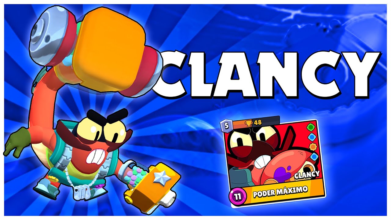 CLANCY, O NOVO BRAWLER MÍTICO DO BRAWL STARS - YouTube