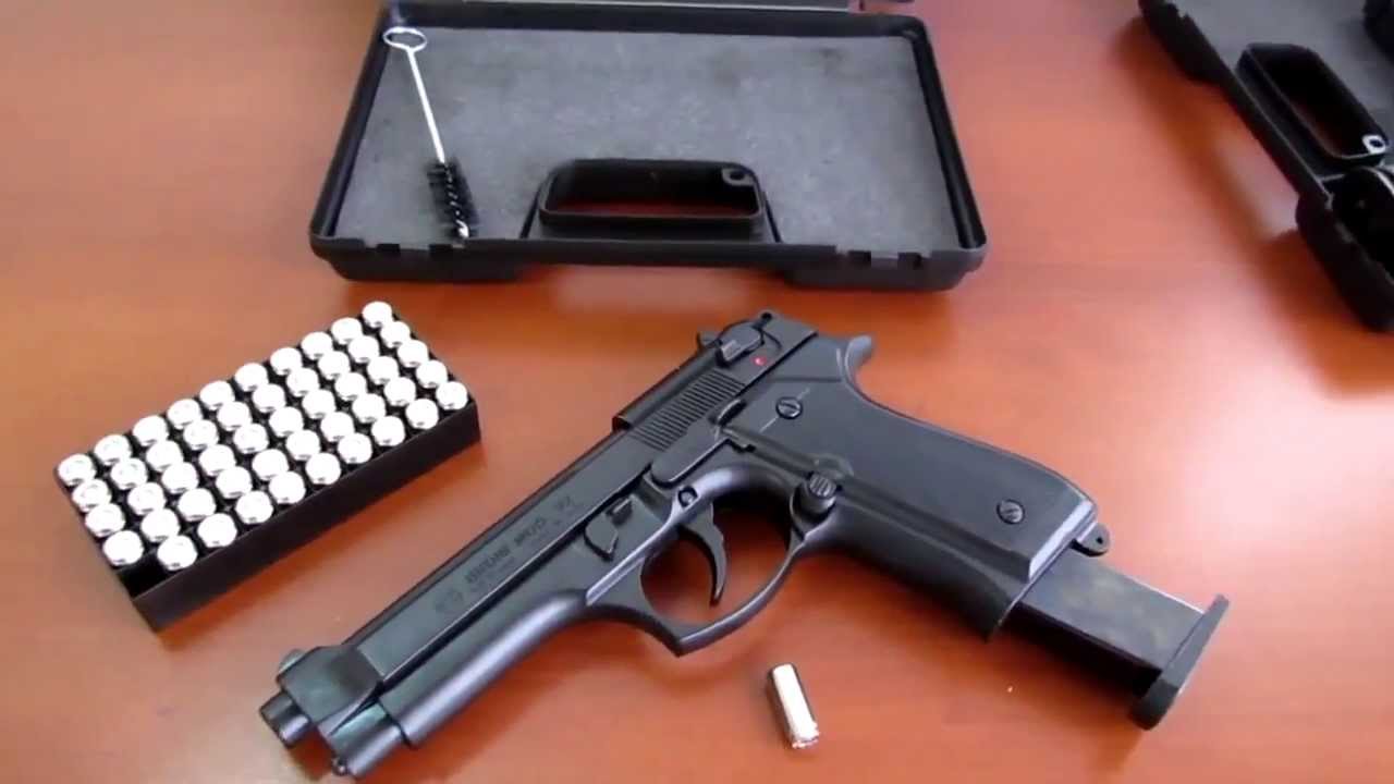 Pistola Fogueo Bruni 92F Replica de la Beretta 92F - YouTube