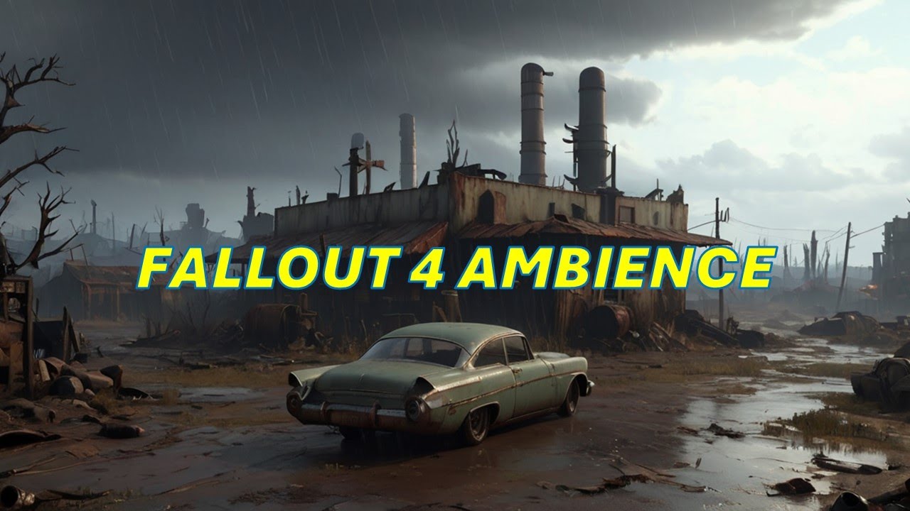 FALLOUT 4 Ambience music | Rain & Thunder sounds - YouTube