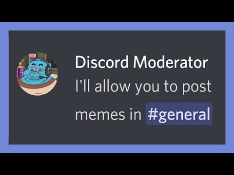 Why Discord Moderators Don't Let You Post Memes In General - YouTube