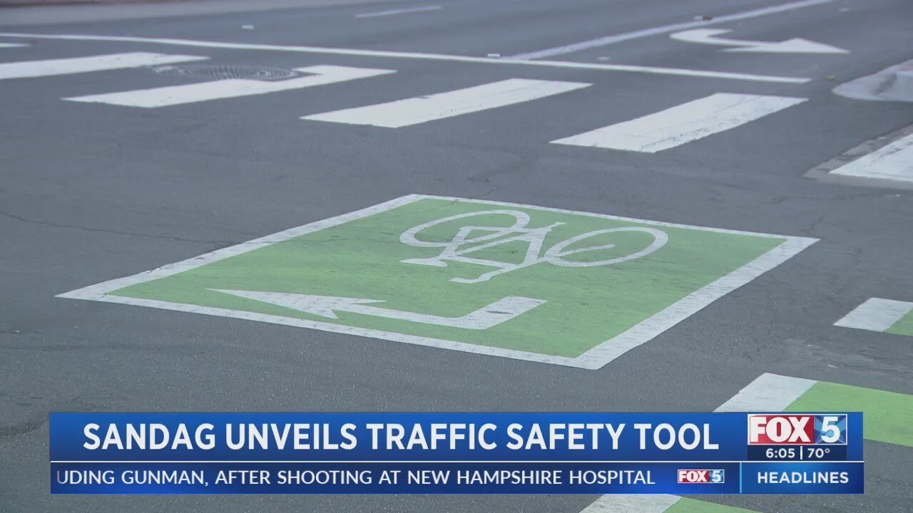 SANDAG Unveils Traffic Safety Tool - YouTube