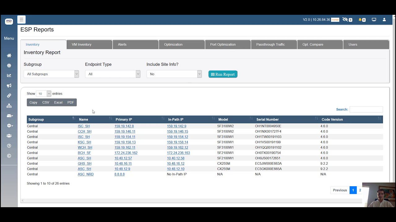ESP Inventory Report - YouTube