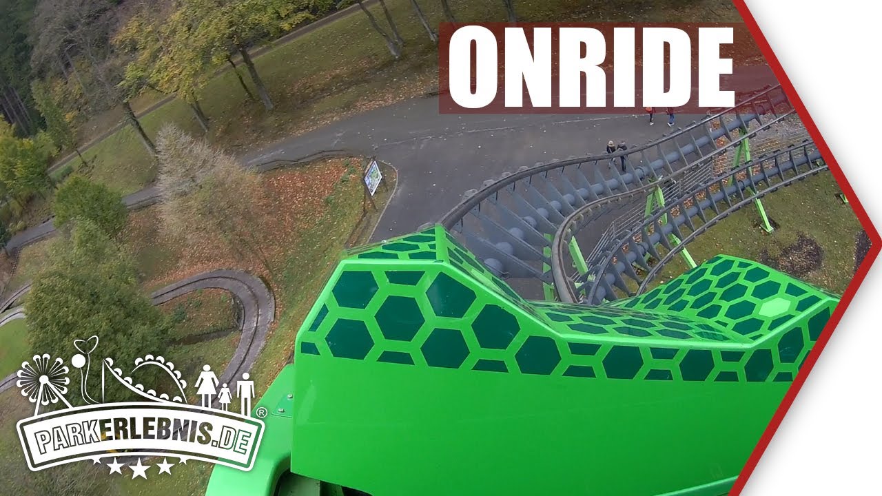 Speed Snake FREE OnRide POV - Fort Fun Abenteuerland (Front Row) - YouTube