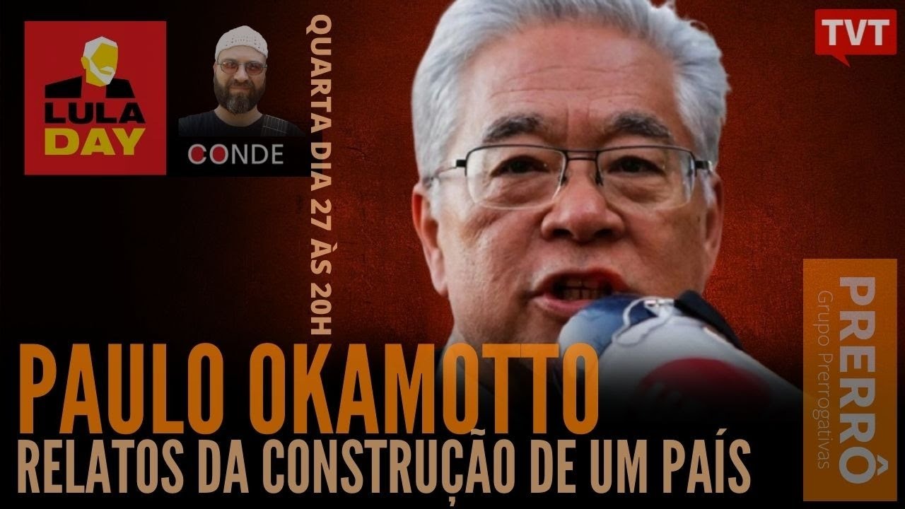 #AOVIVO | Lula Day 2021: Relatos da construção de um país, com Paulo ...