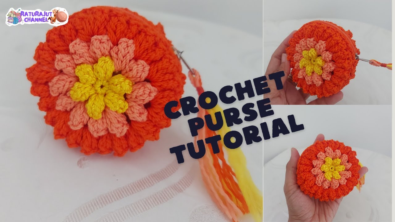 Cara merajut dompet rajut mudah motif rajutan popcorn stitch-raturajut ...