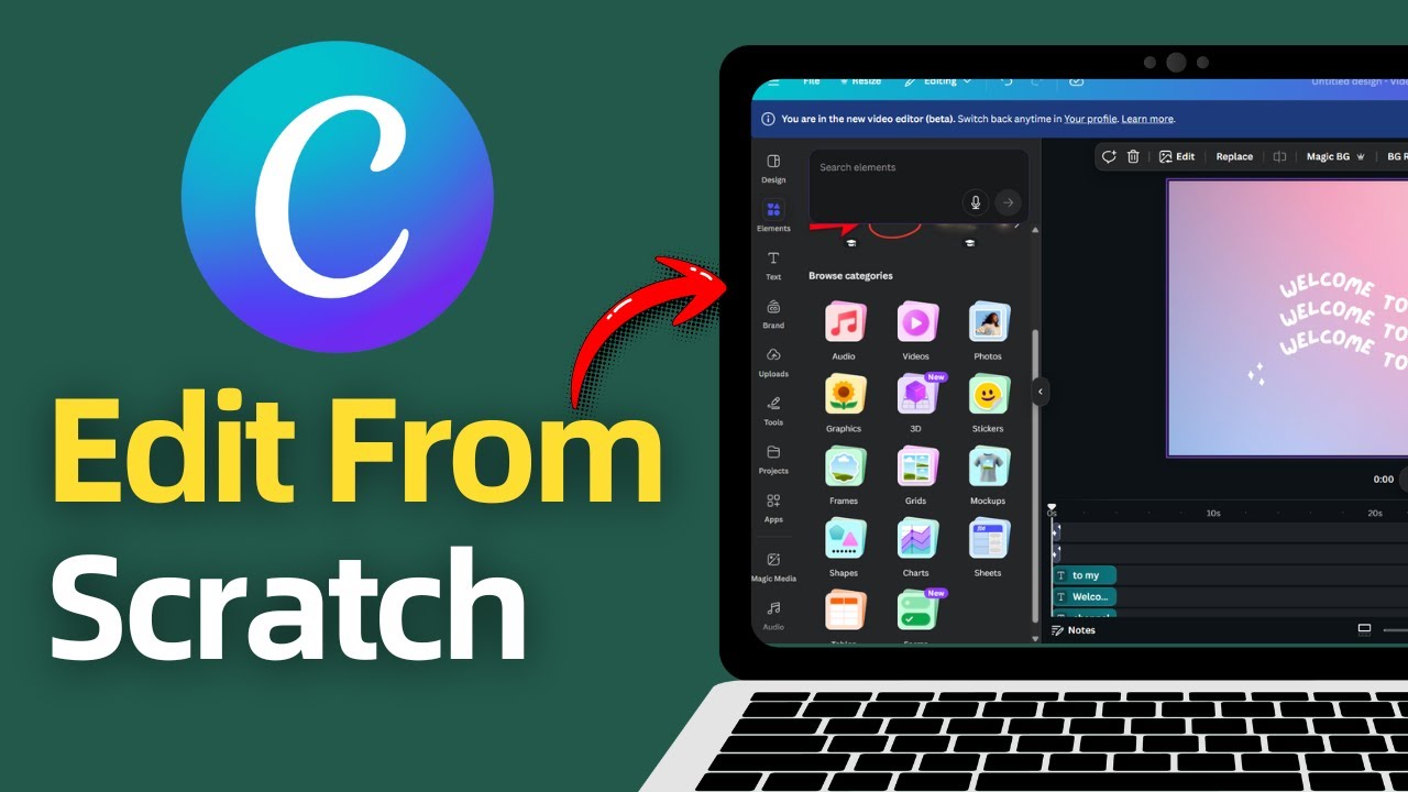How To Edit Video In Canva From Scratch! (2025) - YouTube