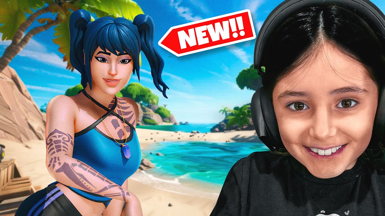 Using Blue Weapons Only With the SCUBA Crystal Skin in Fortnite - YouTube