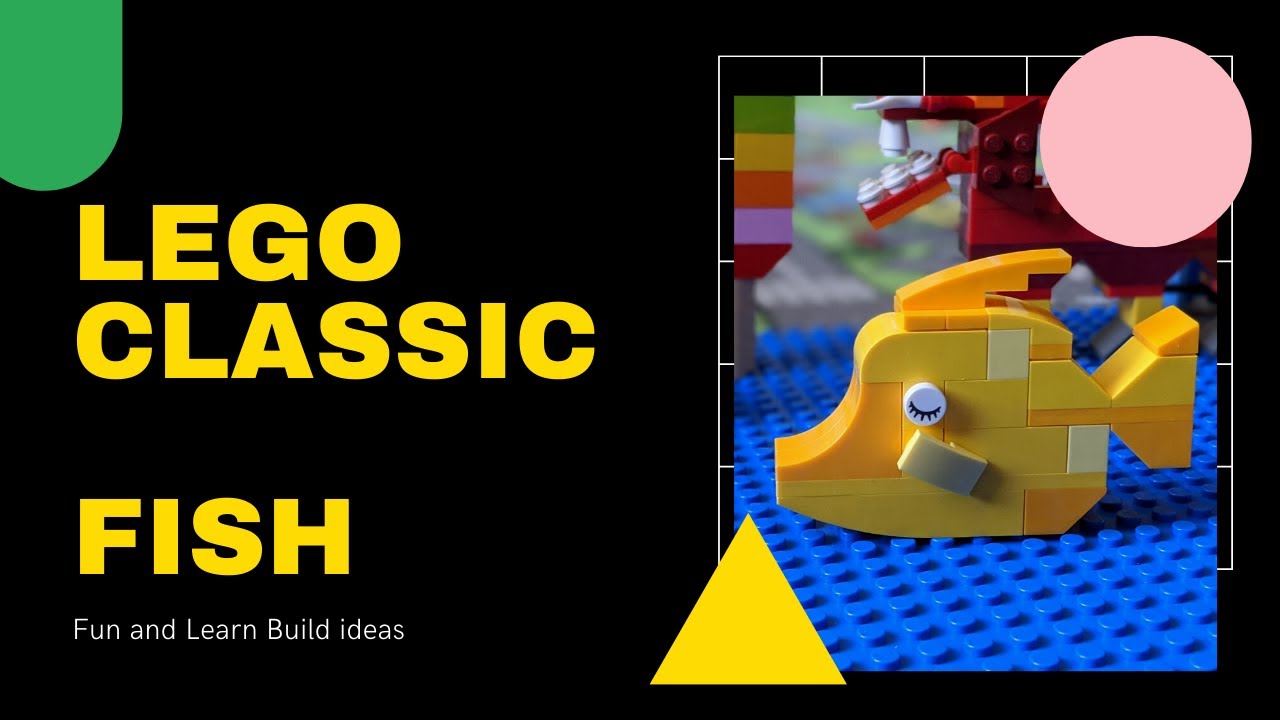 LEGO Fish building - Lego Classic 10704 - How to LEGO - by 6 yr old KID ...