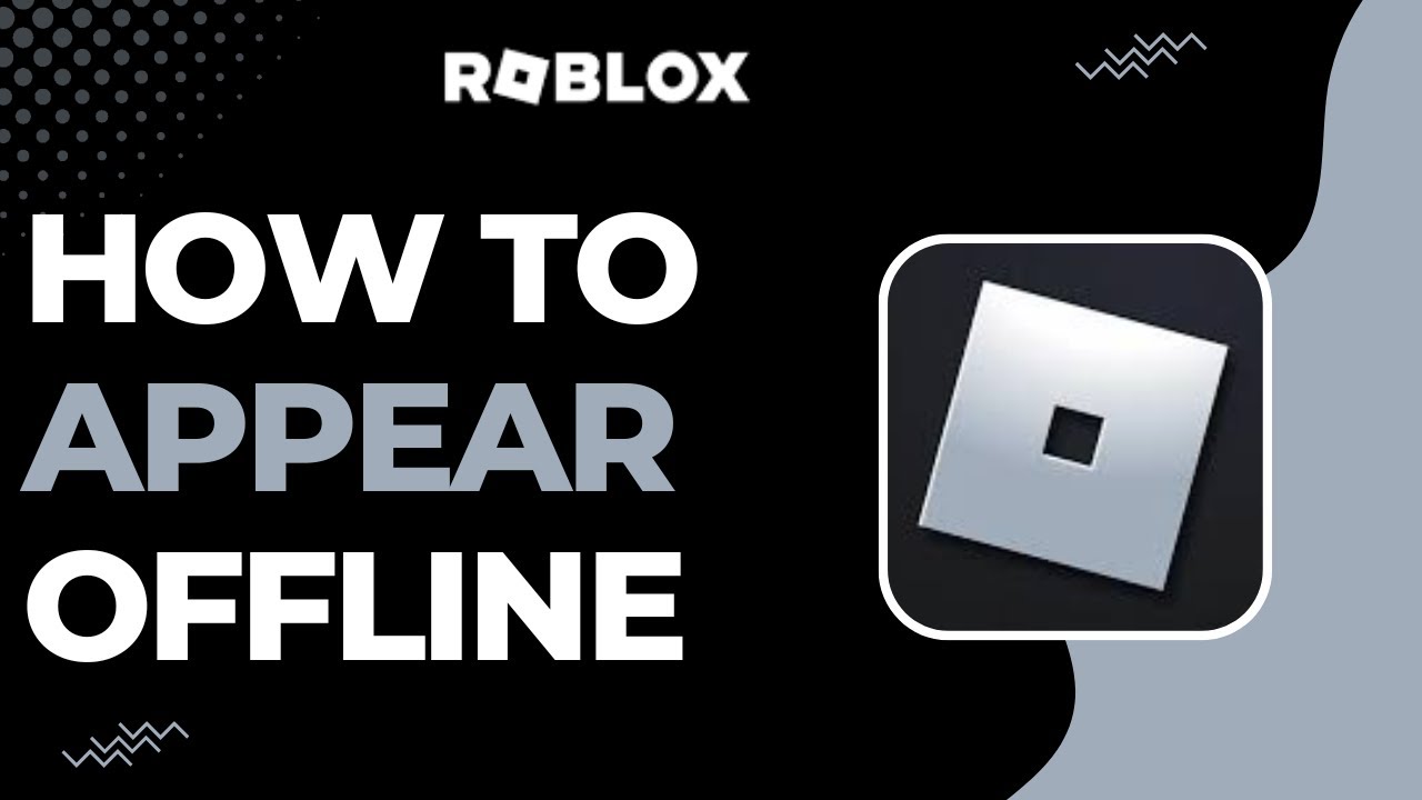 How To Appear Offline On Roblox ! - YouTube