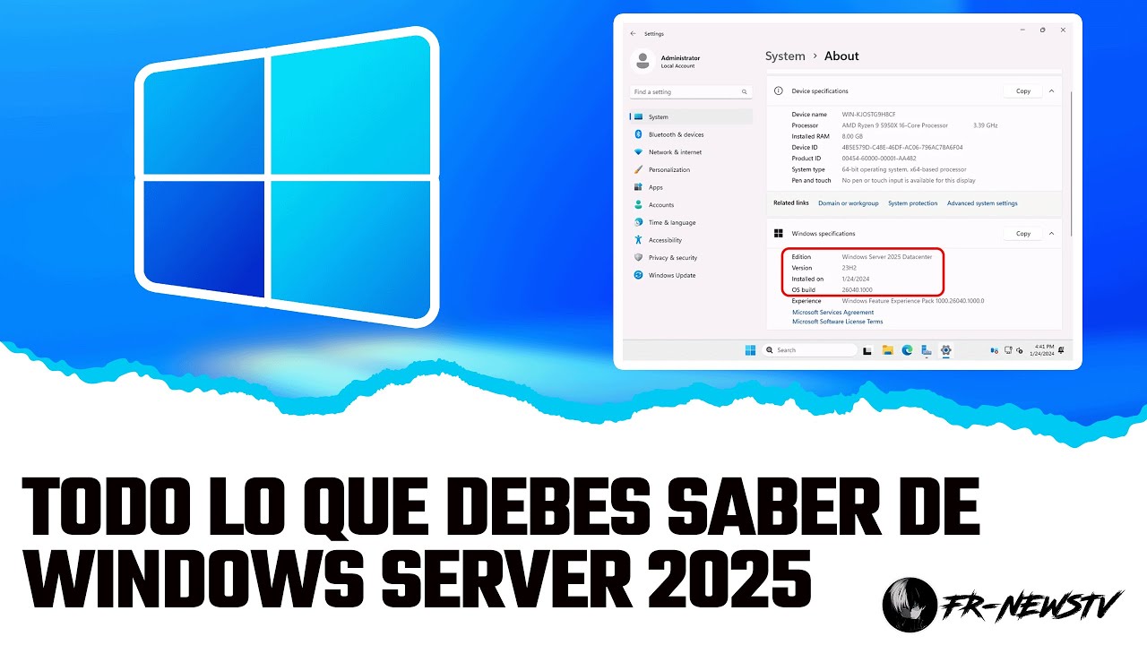 TODO LO QUE DEBES SABER DE WINDOWS SERVER 2025 - YouTube