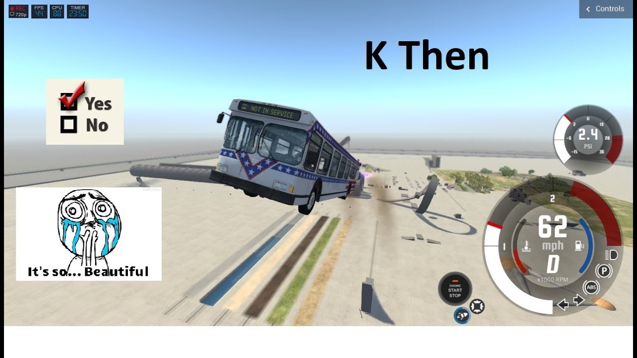 Holy Crap! 250+ Rocket Bus and Other Mods BeamNG.drive - YouTube