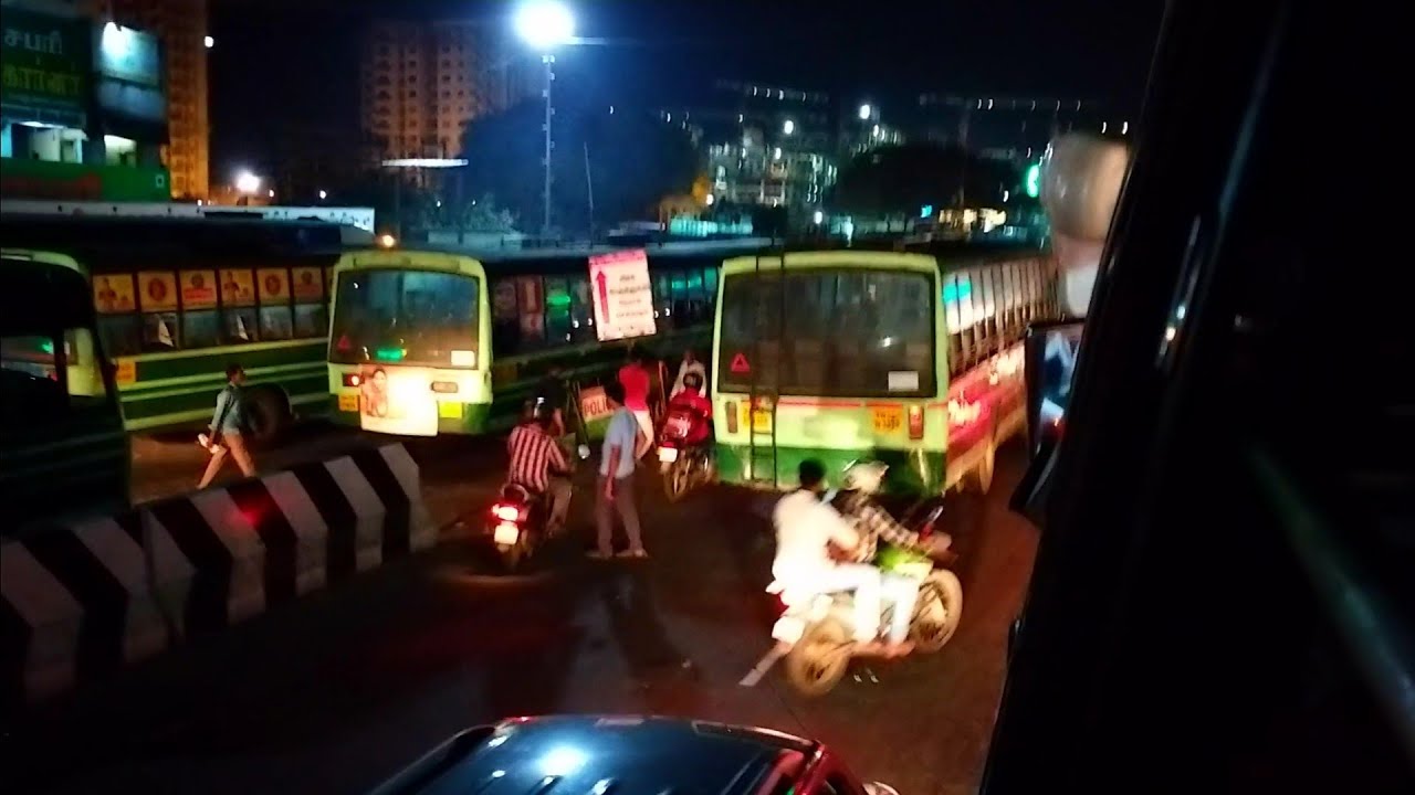 PERUNGULATHUR BUS STAND -LOT OF OMNI AND GOVERNMENT BUSES - YouTube