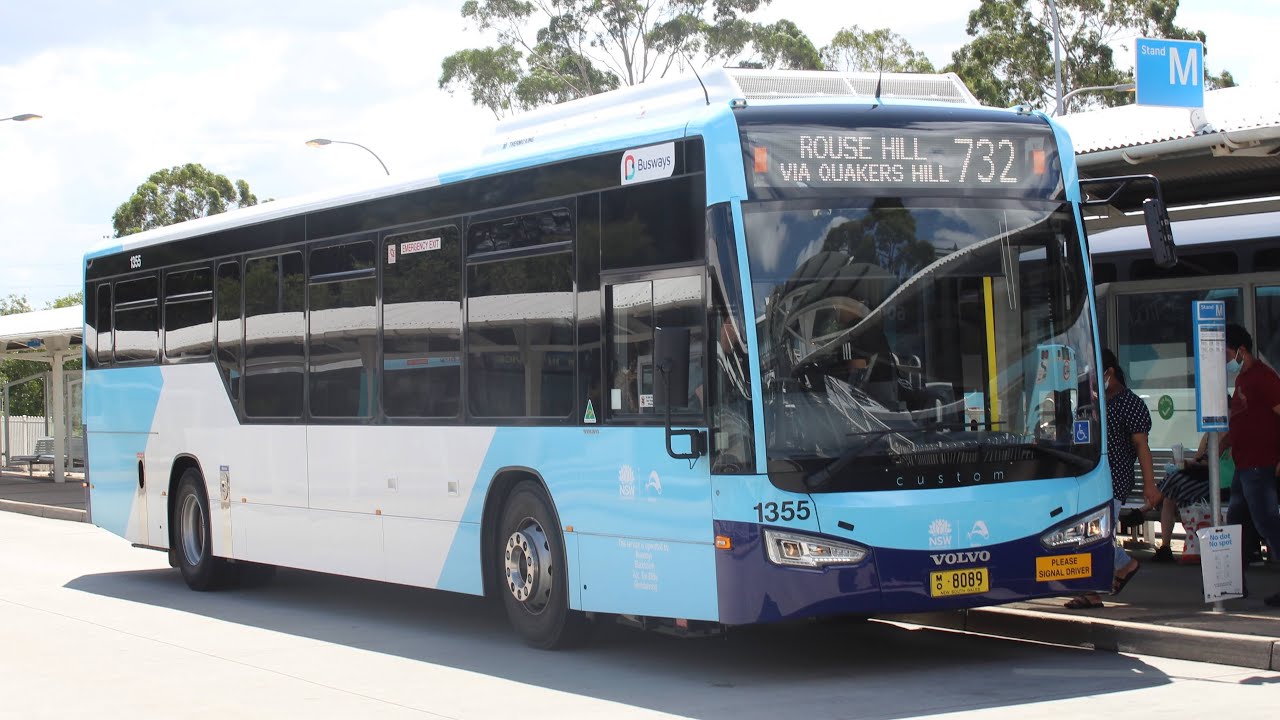 Busways Volvo B8RLE Custom Endeavour m/o8089 (1355) - YouTube