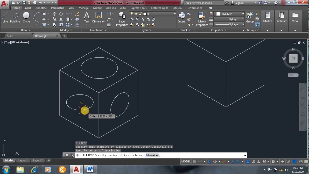 Basics of isometric in AutoCAD - YouTube