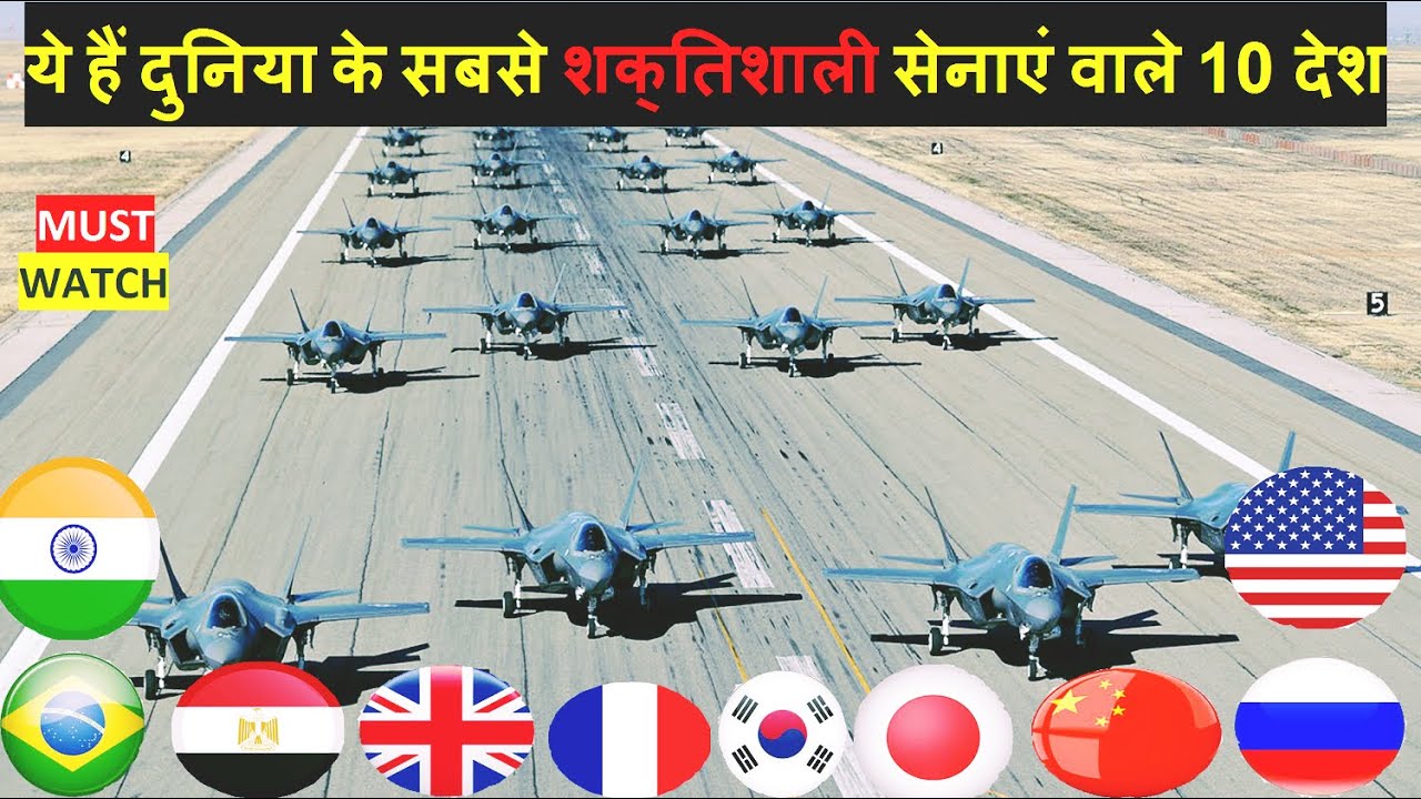 WORLD TOP 10 MILITARY POWERFUL COUNTRY 2020 !! ये हैं दुनिया के सबसे ...