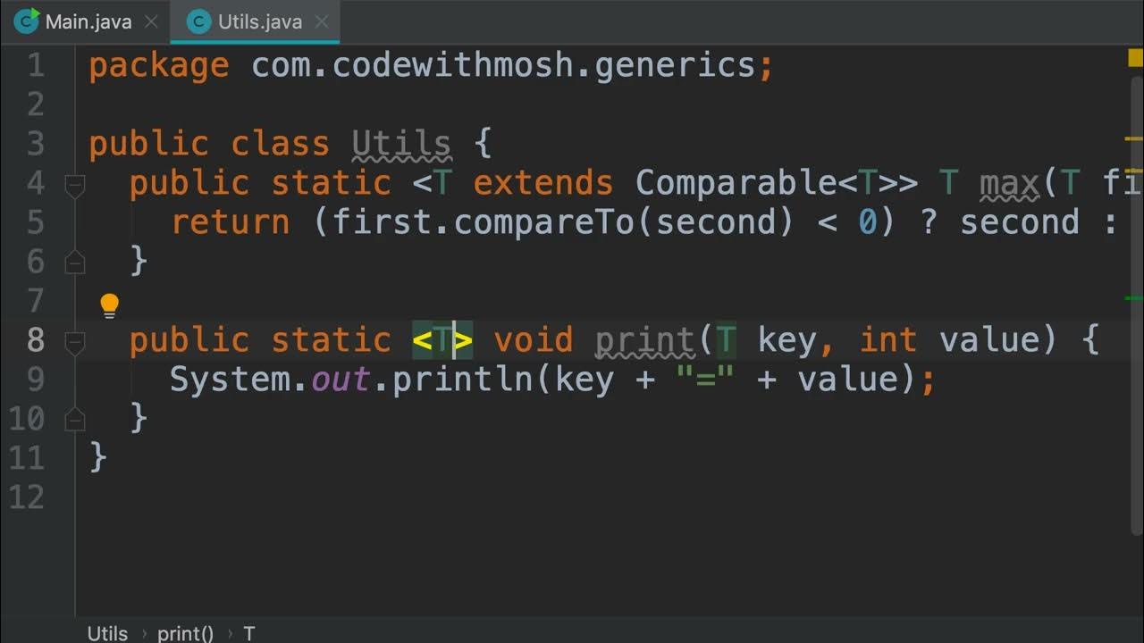 144 Multiple Type Parameters - YouTube