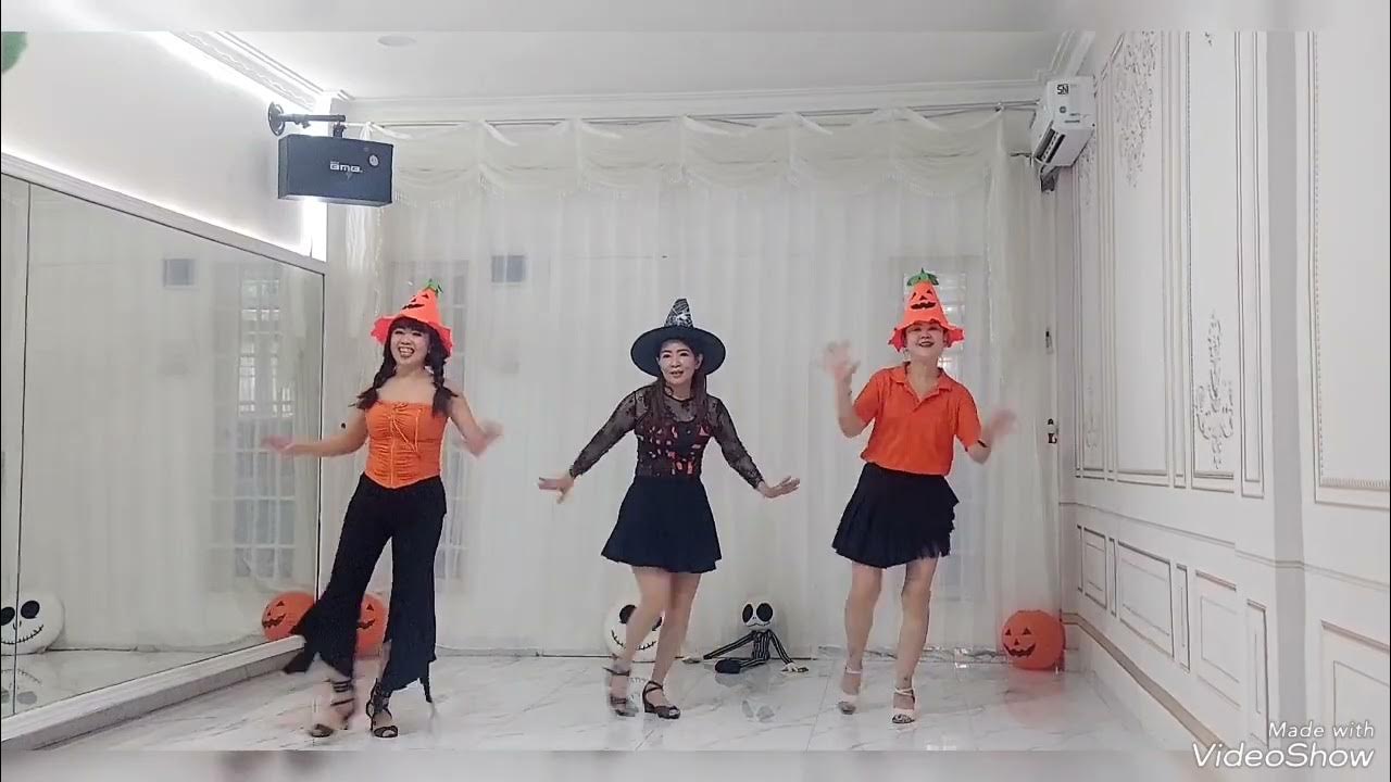 Halloween Monster Mash- Line Dance- Halloween 2023 - YouTube
