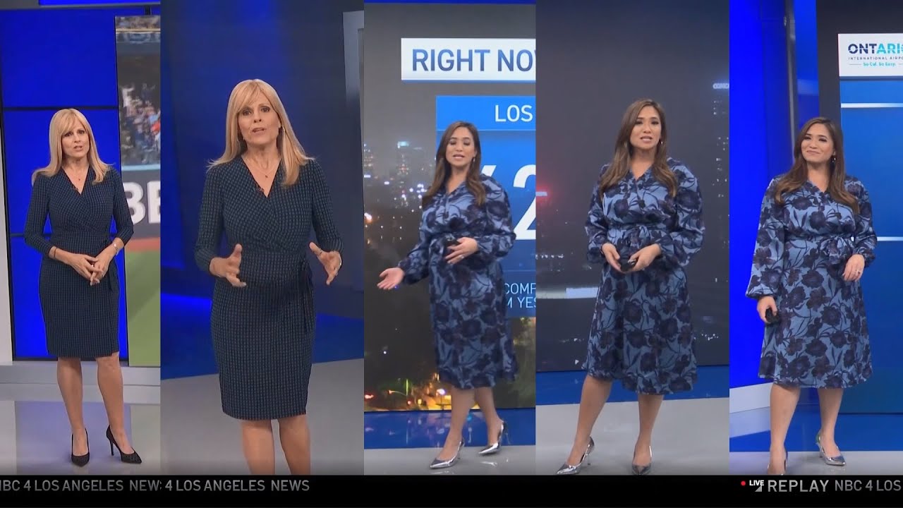 Shanna Mendiola with the weather (and Carolyn Johnson) for NBC4 Los ...