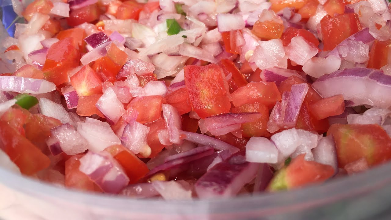 Pico de Gallo | Salsa Mexicana | Receta Fácil | Taro - YouTube