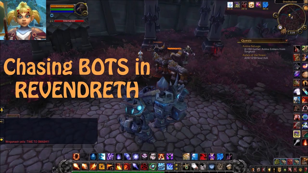 World of Warcraft / WOW, Shadowlands, Bots in Revendreth - YouTube