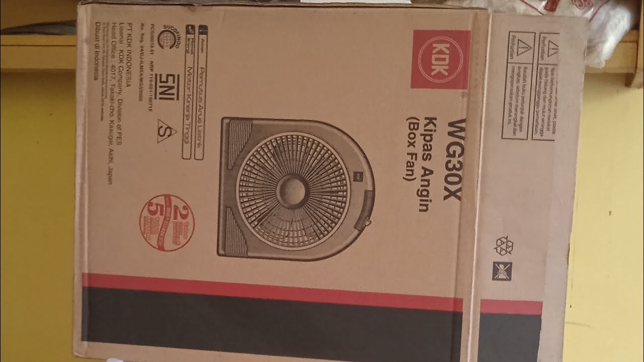 KDK Box fan Old? - WG30X - YouTube
