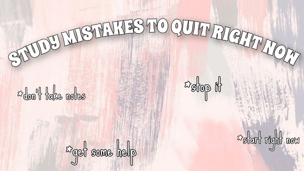 📝STUDY TIPS| Study mistakes to quit right now| #study #studytips # ...