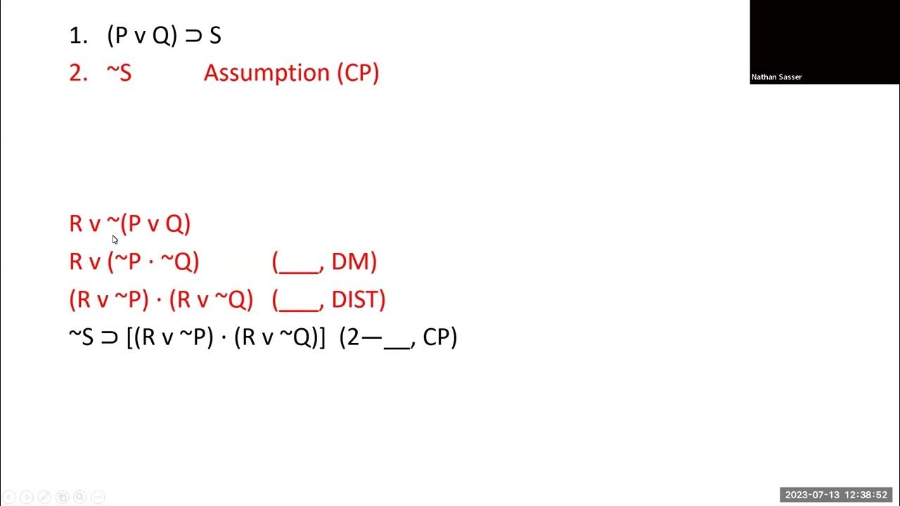 8G Conditional Proof example 1 - YouTube