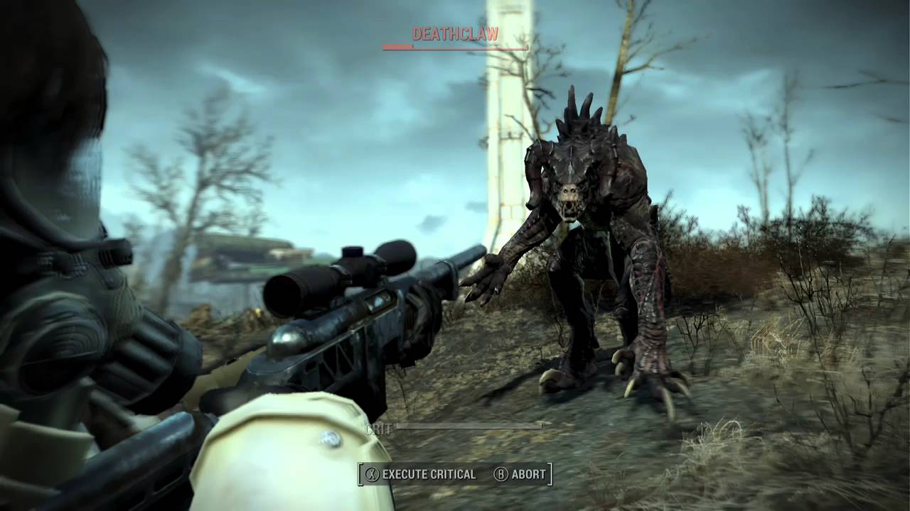 Fallout 4 - Deathclaw Head Explosion - YouTube