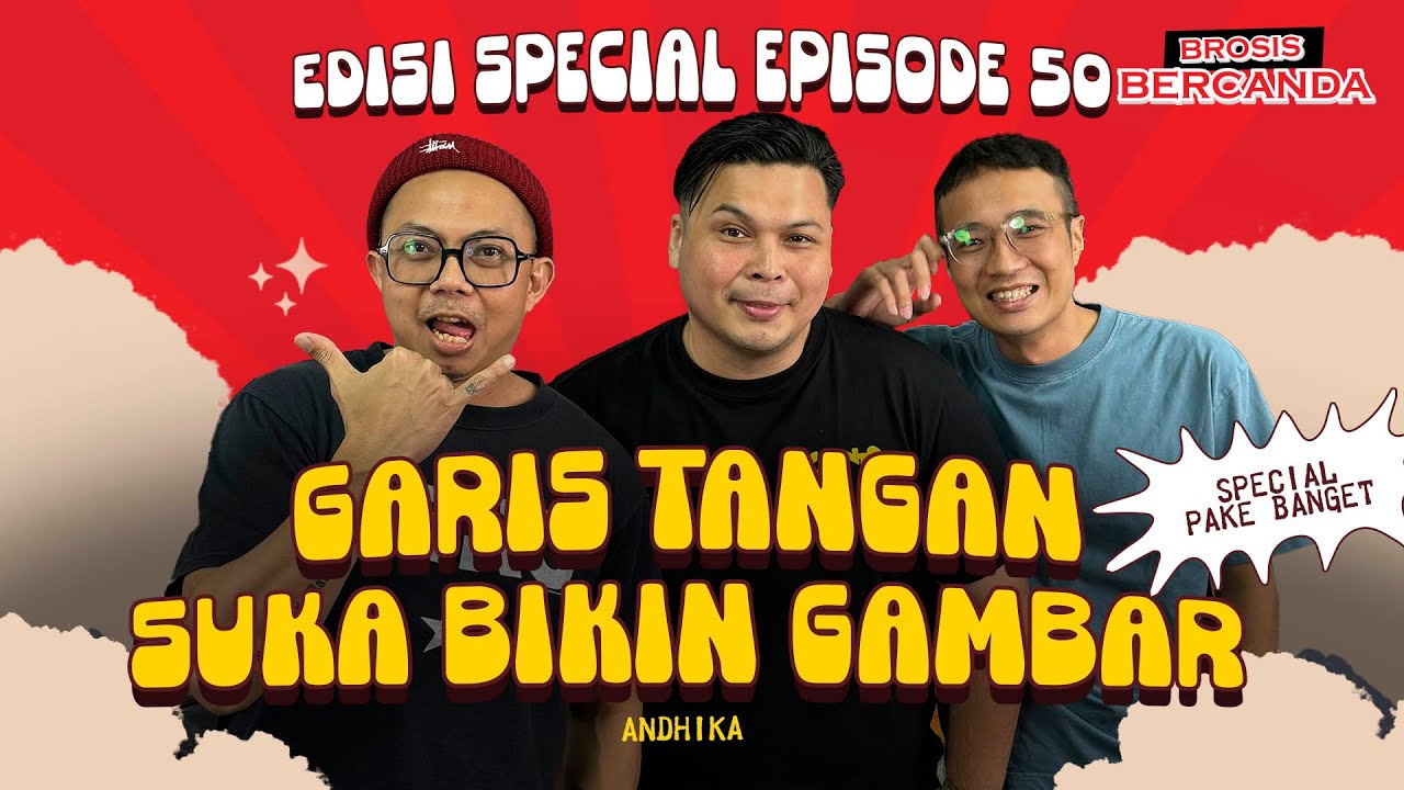 Bercanda: Garis Tangan Suka Bikin Gambar (GUEST : Andhika) - YouTube